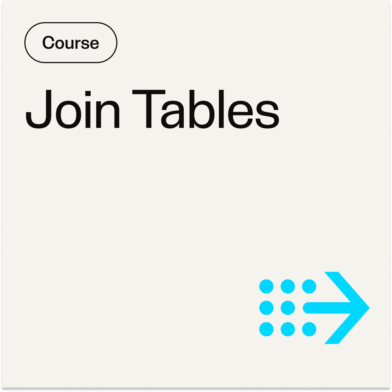Join Tables