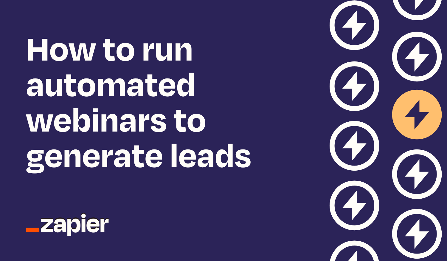 How to run automated webinars to generate leads