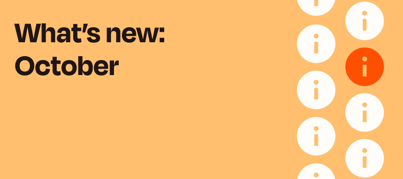 October Announcements