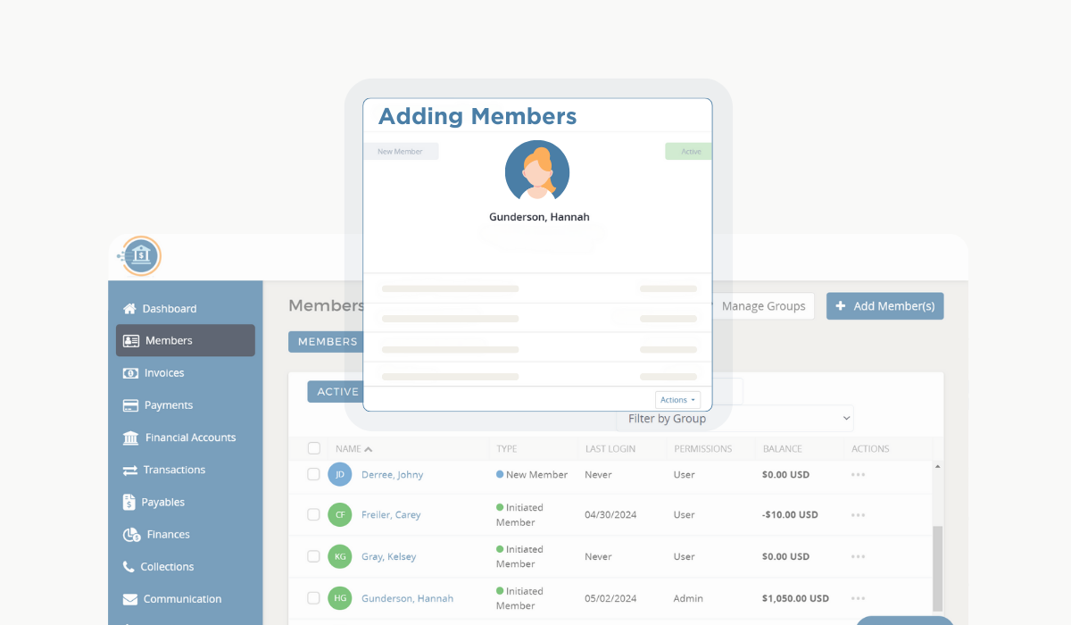 Adding Members in LegFi