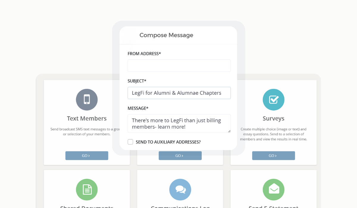 LegFi for Alumnae and Alumni Chapters