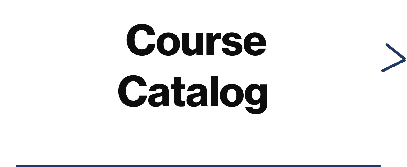 Course Catalog