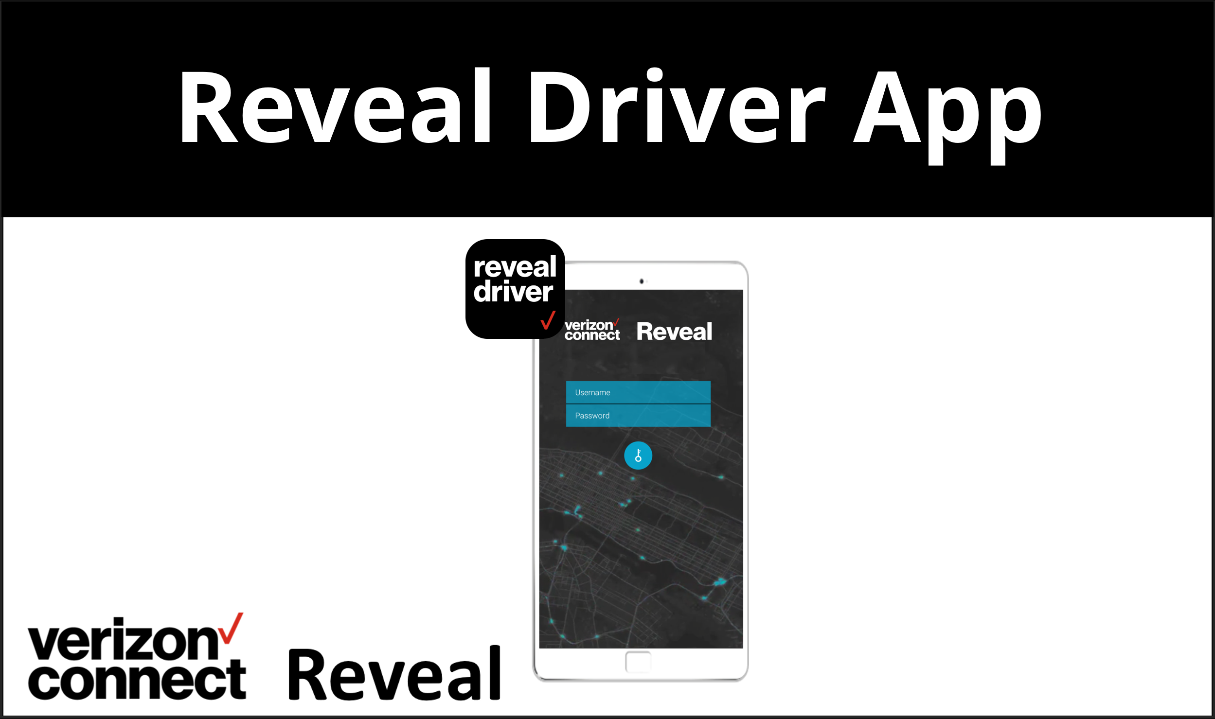 Reveal Driver App ETutorial Reveal Driver App ETutorial