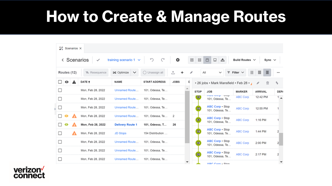 How To Create Manage Routes