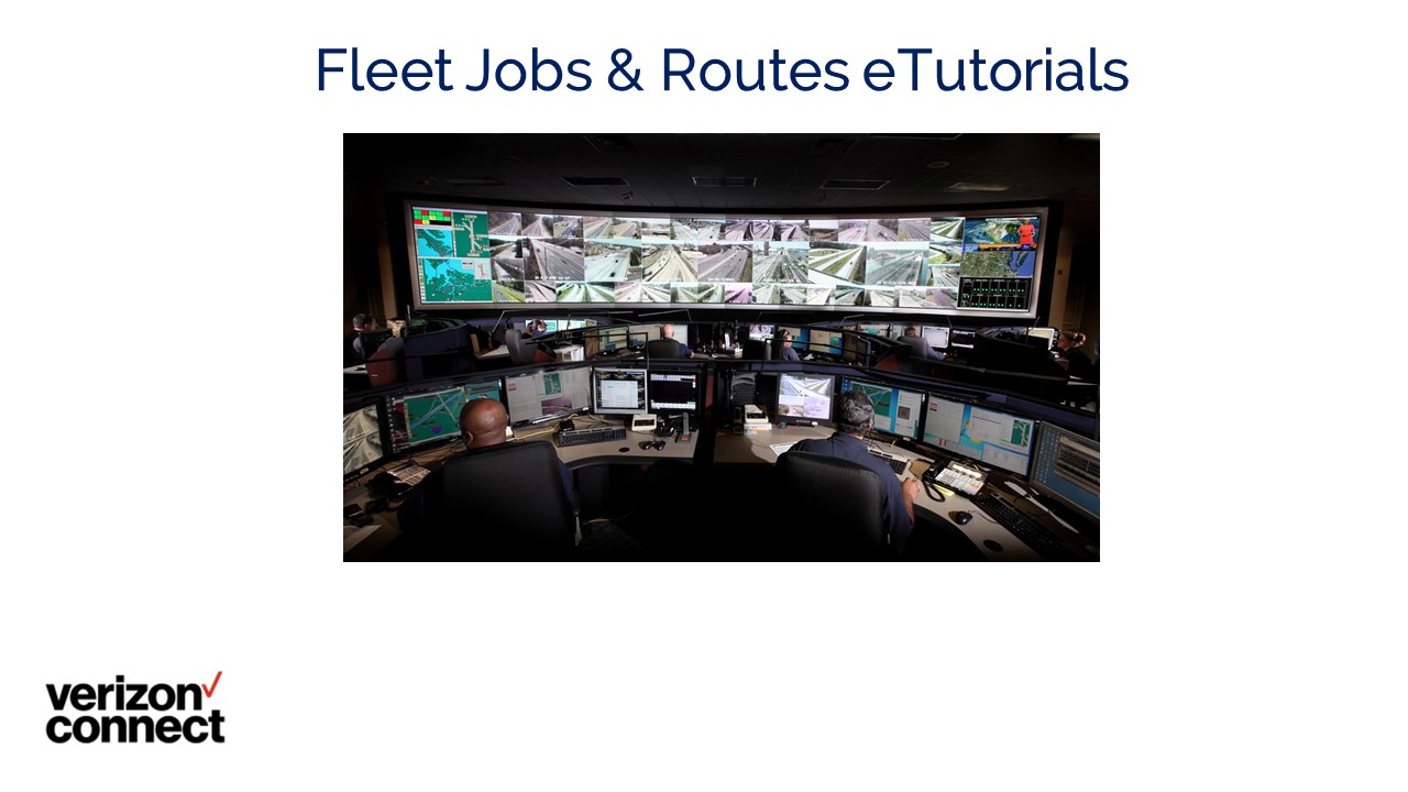 Fleet Jobs and Routes eTutorials