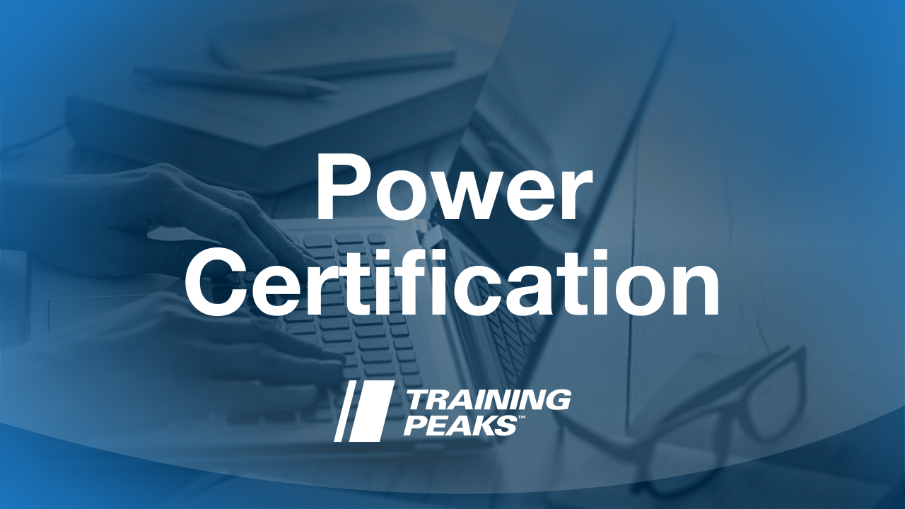 TrainingPeaks Power Certification