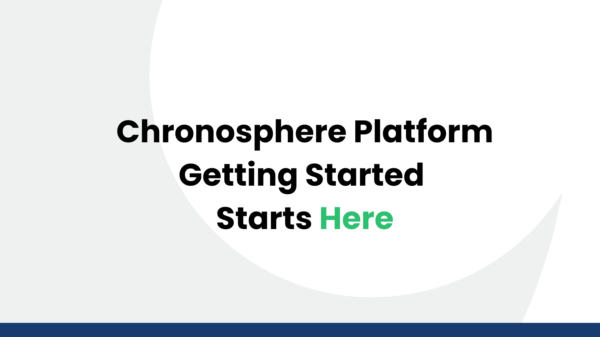Chronosphere Platform