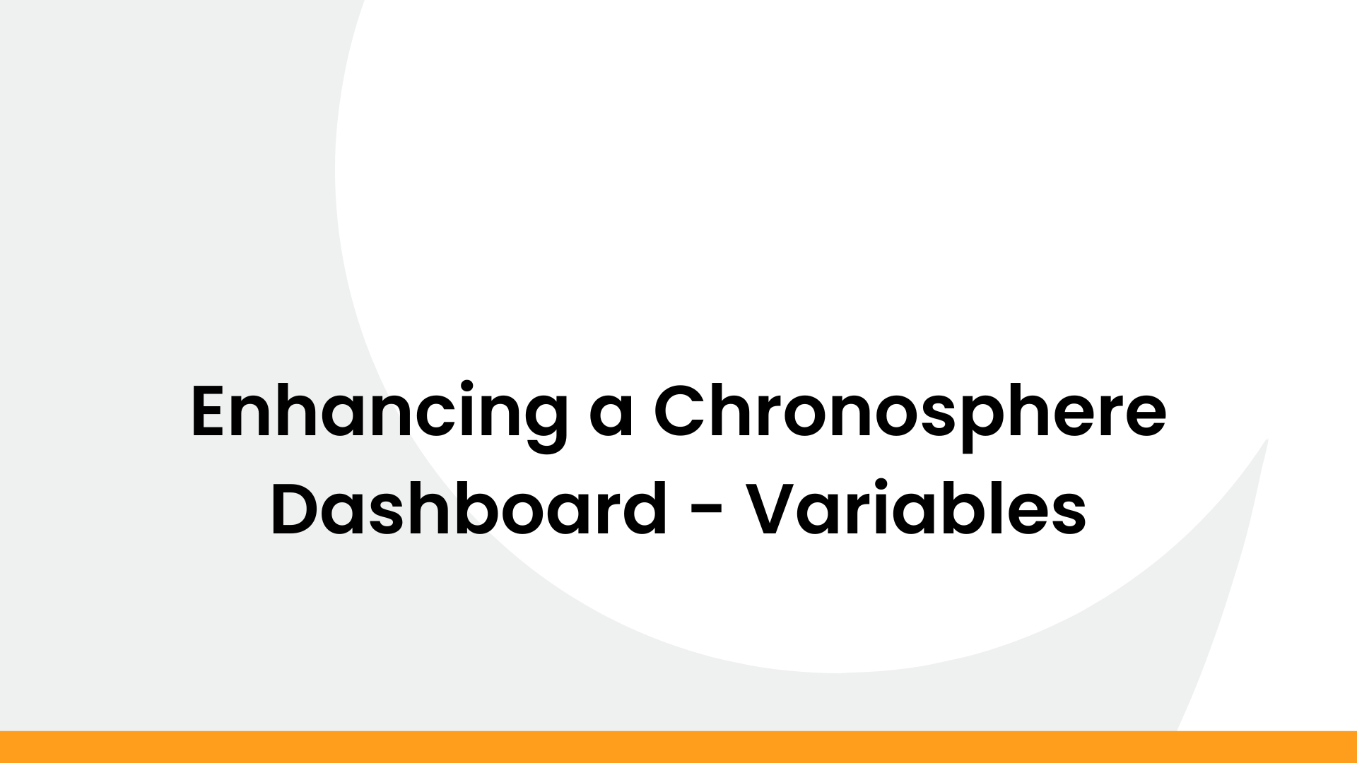 Enhancing a Chronosphere Dashboard - Variables