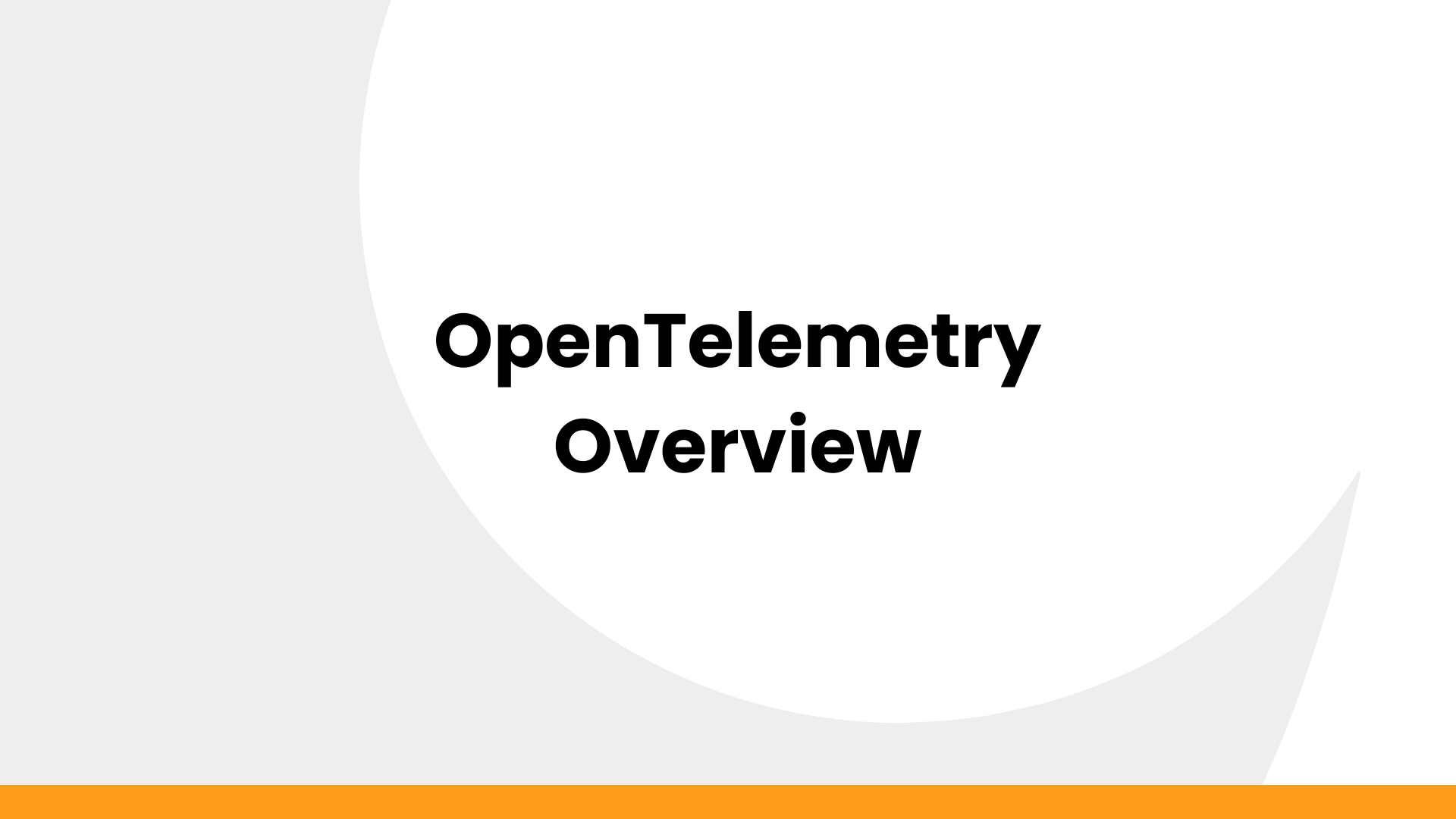 OpenTelemetry Overview
