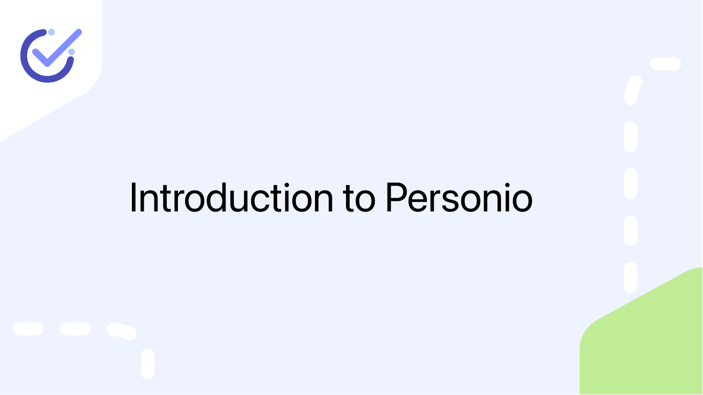 Introduction to Personio