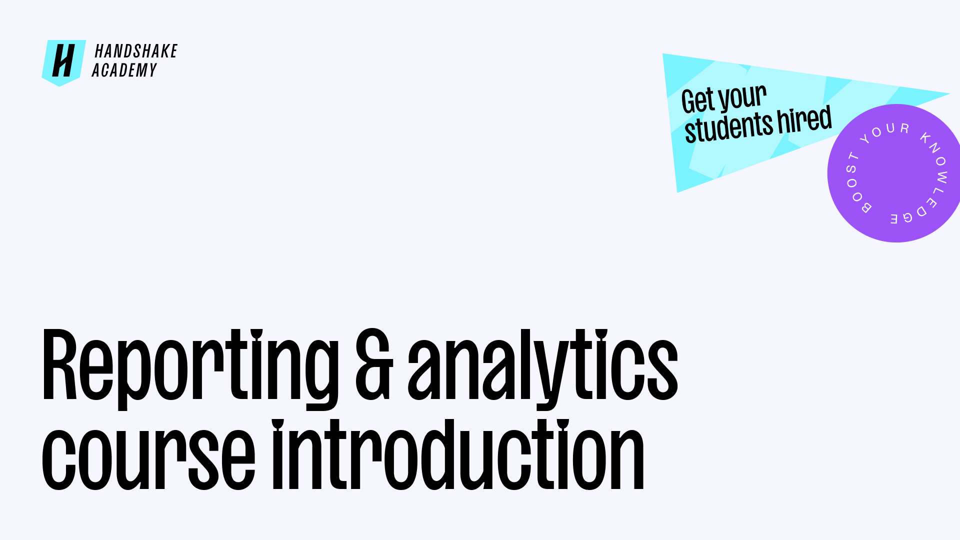 Analytics Introduction