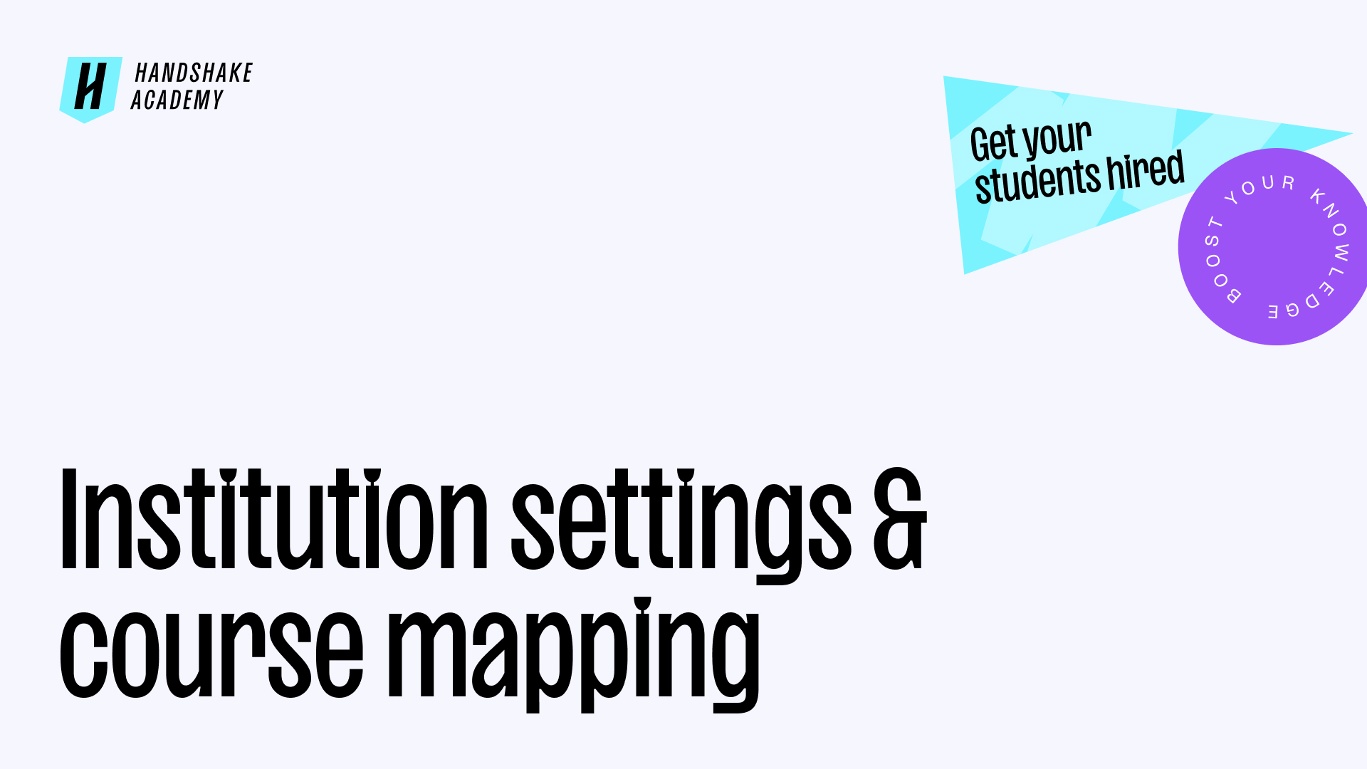 Milestone 4 Institution Settings Course Mapping