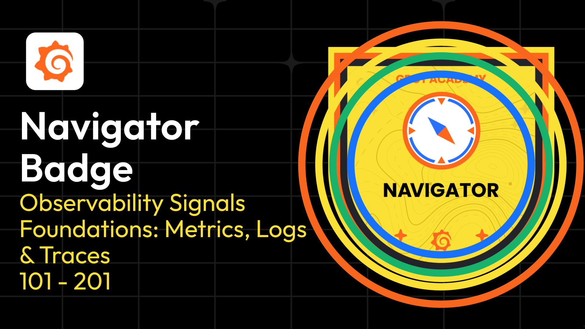 Navigator Badge - Observability Signals Foundations