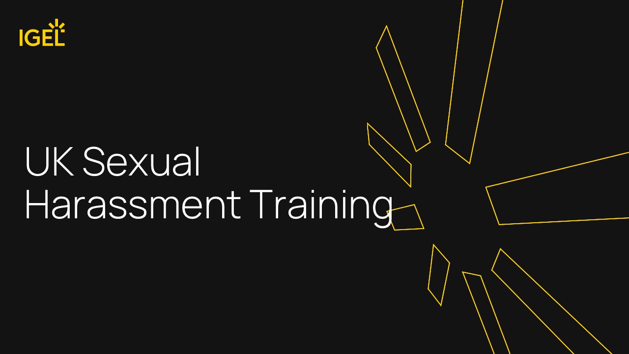 UK Sexual Harassment Prevention Training