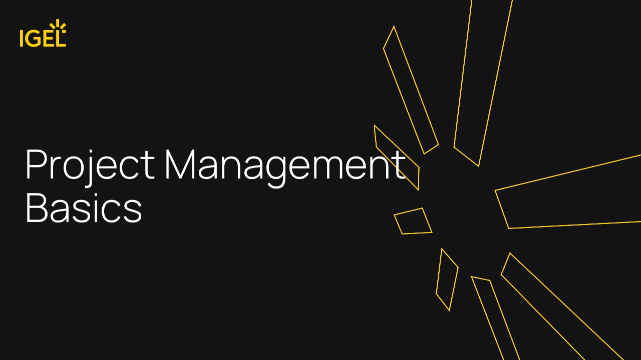 IGEL's Project Management Basics