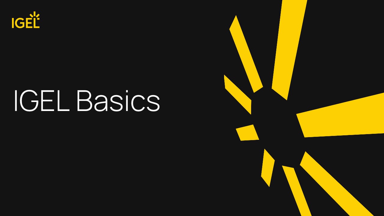 IGEL Basics