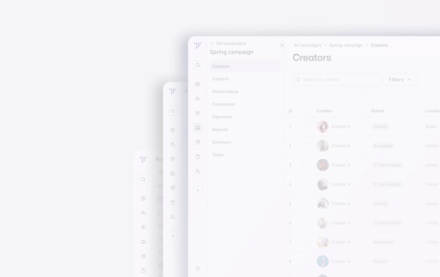 Using Studios, Traackr's Creator Portal