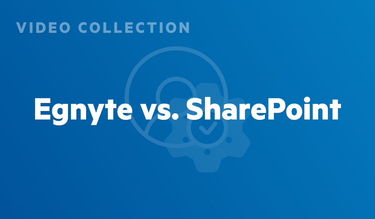 Egnyte vs. Sharepoint
