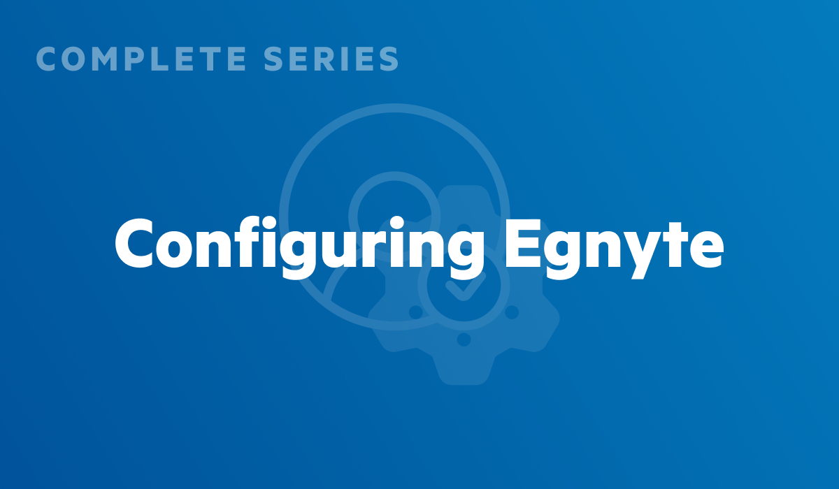 Configuring Egnyte