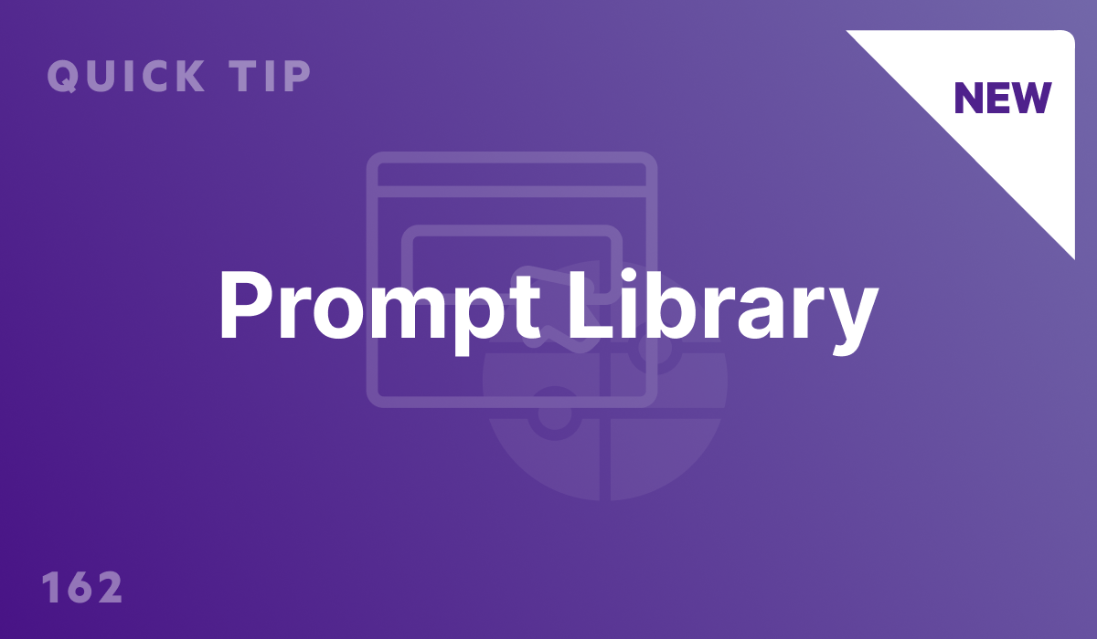 Prompt Library (#162)