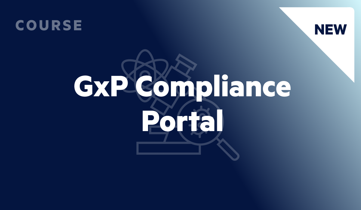 GxP Compliance Portal GxP Compliance Portal