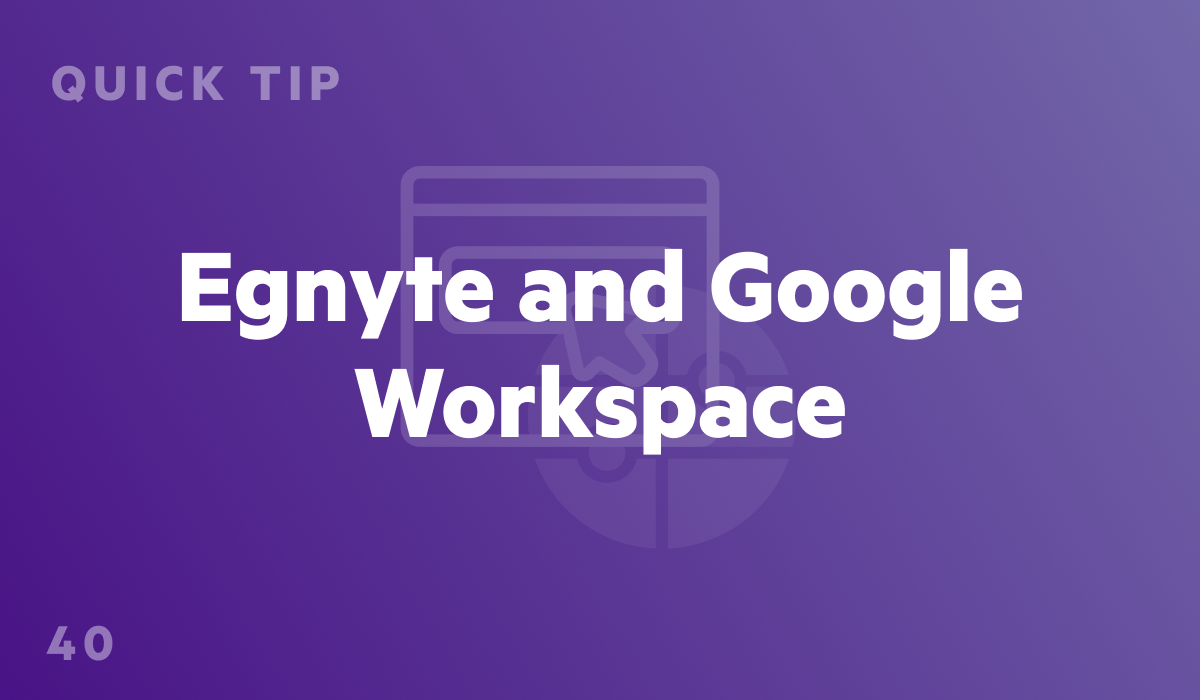 Configuring Egnyte