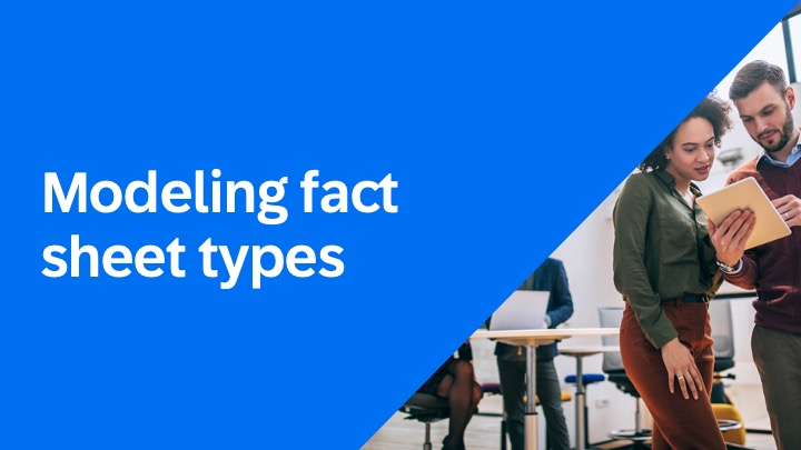 Modeling fact sheet types