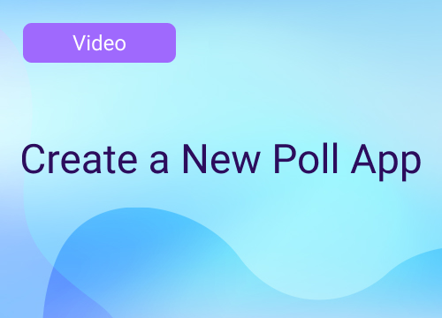 Create a New Poll App