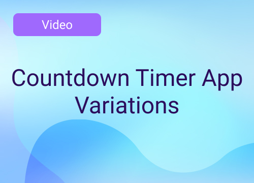 Countdown Timer App Variations