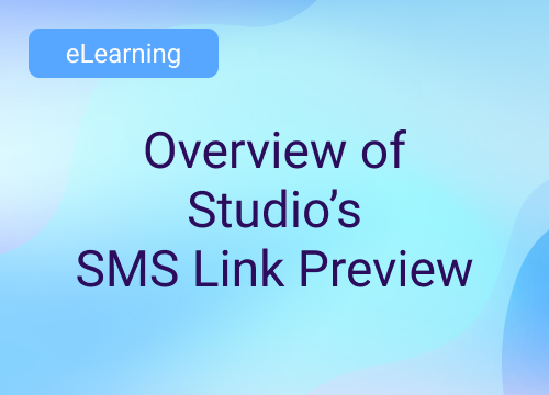 Overview of Studio’s SMS Link Preview