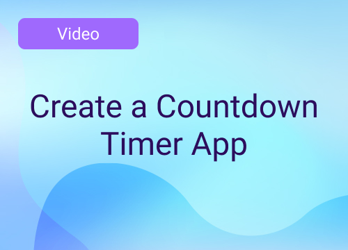 Create a Countdown Timer App