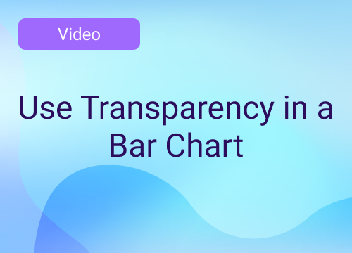 Use Transparency in a Bar Chart