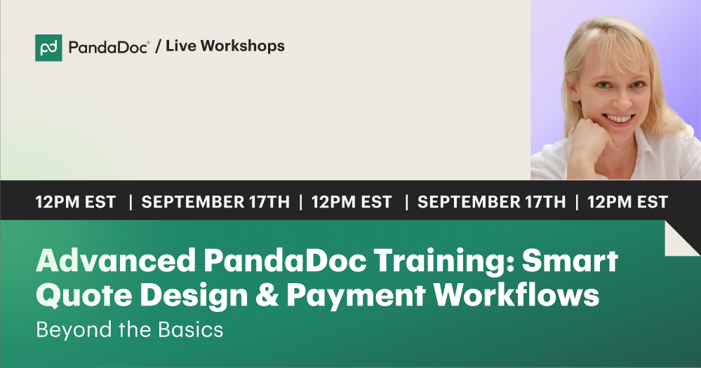 Advanced PandaDoc Training: Smart Quote Design & Payment Workflows