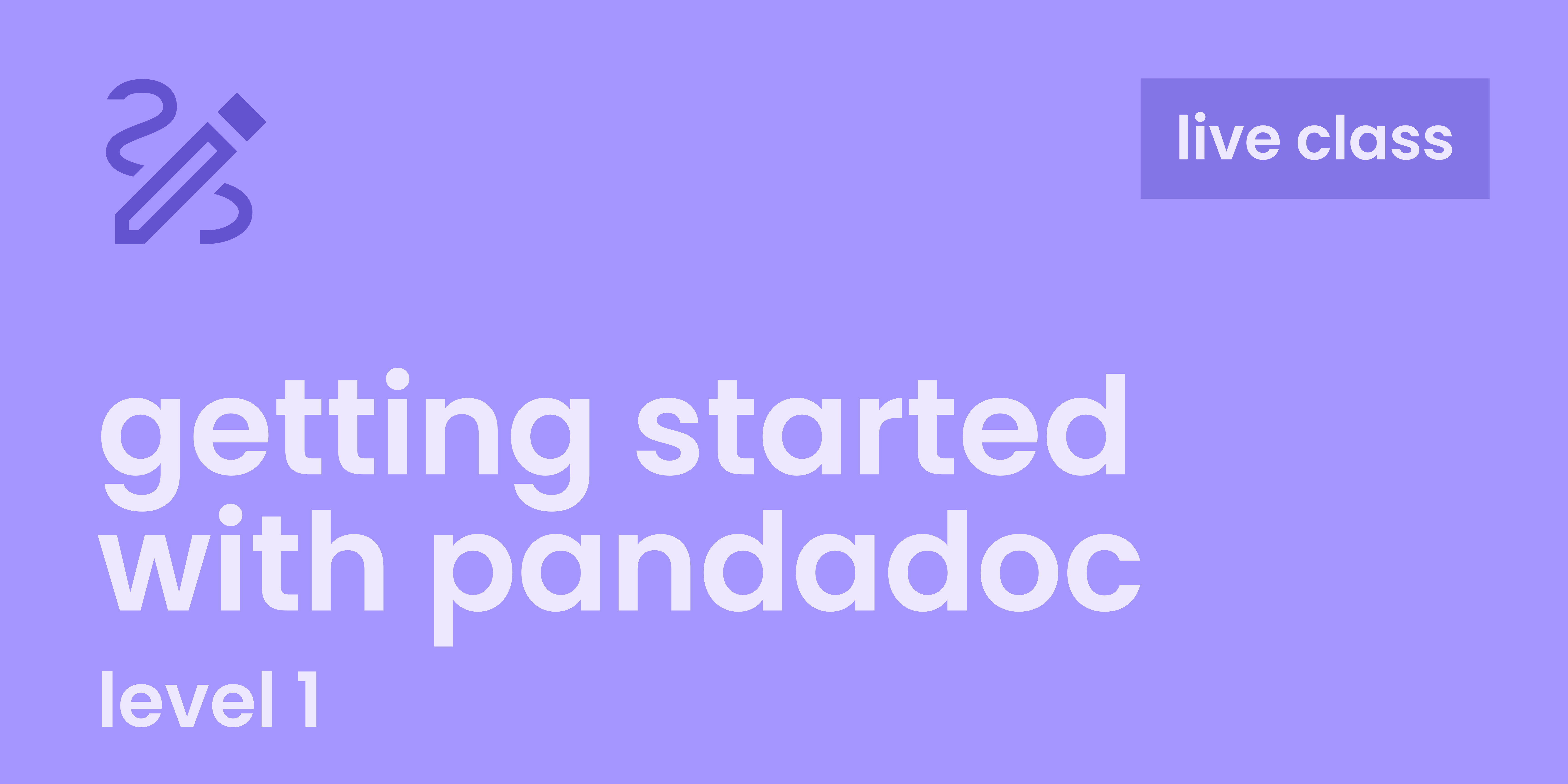 Getting Started with PandaDoc (live)