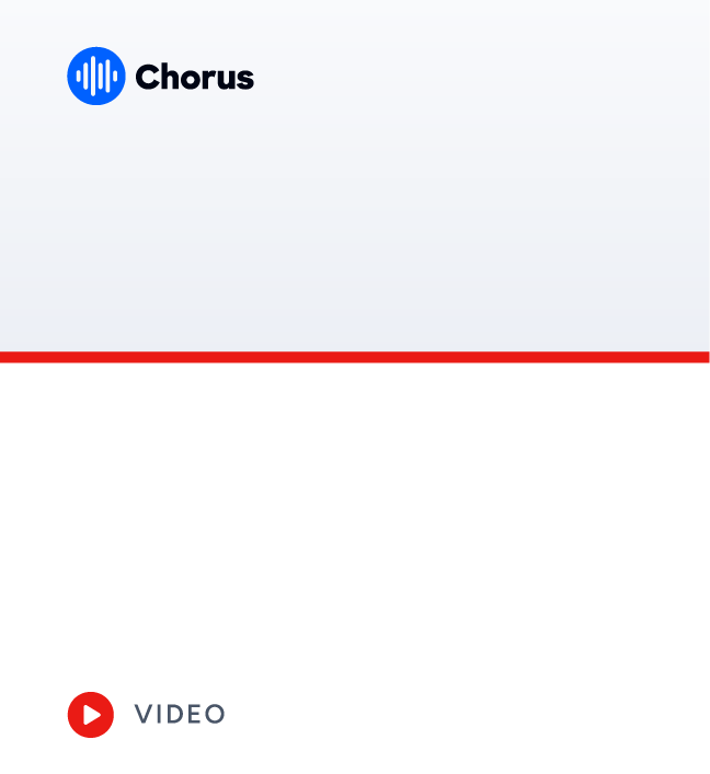 Chorus Best Practices: Deals & Momentum