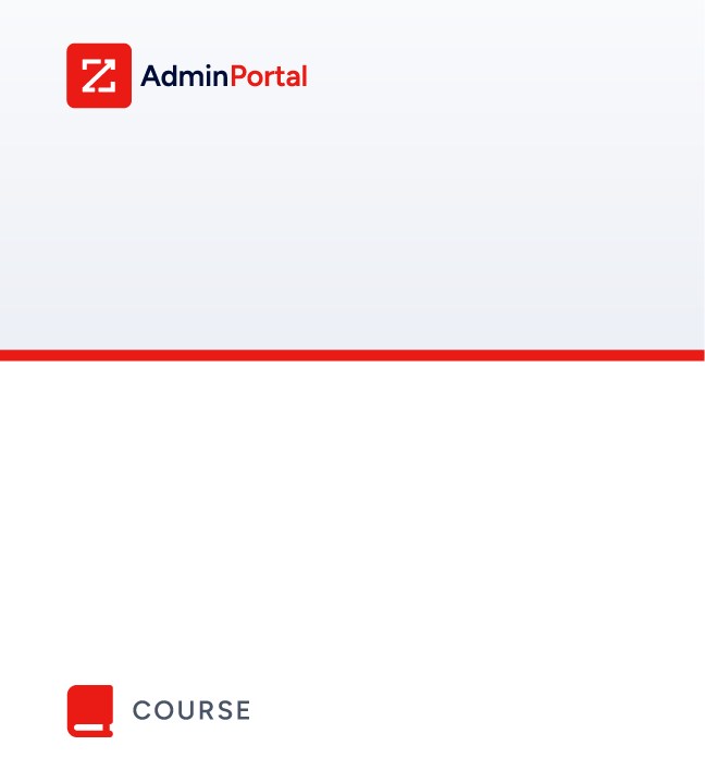 Getting Started with the Admin Portal