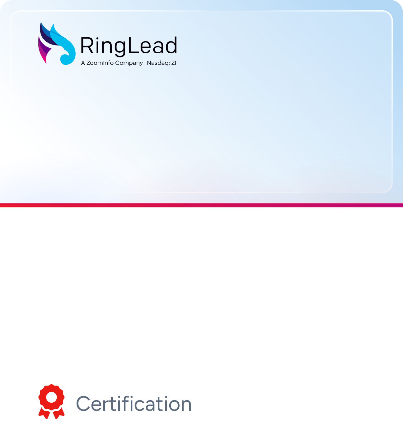 RingLead Certification