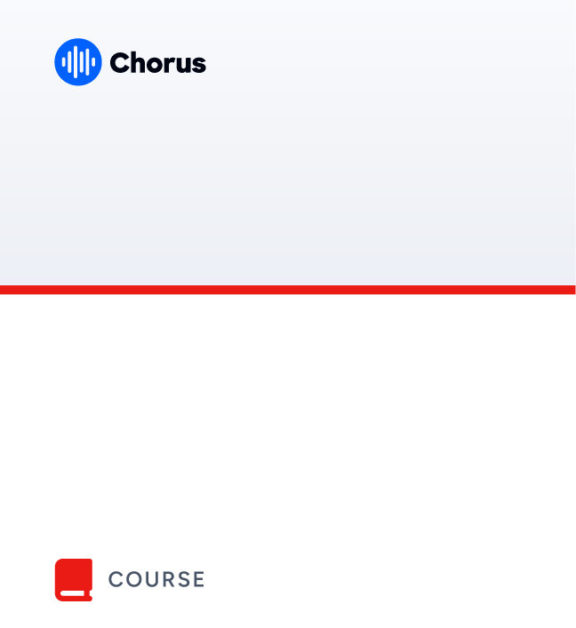 Chorus Set Up Made Easy