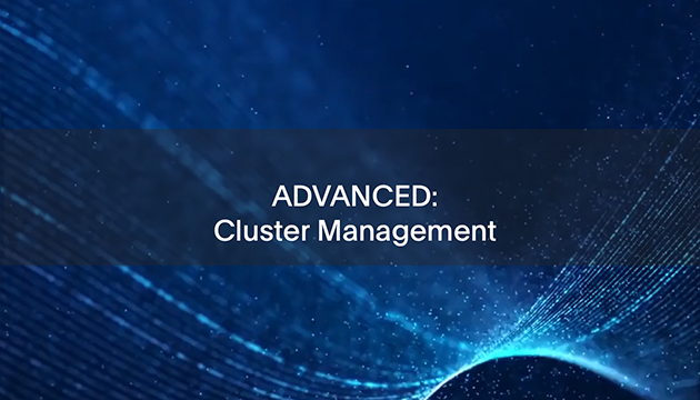 Advanced: Cluster Management
