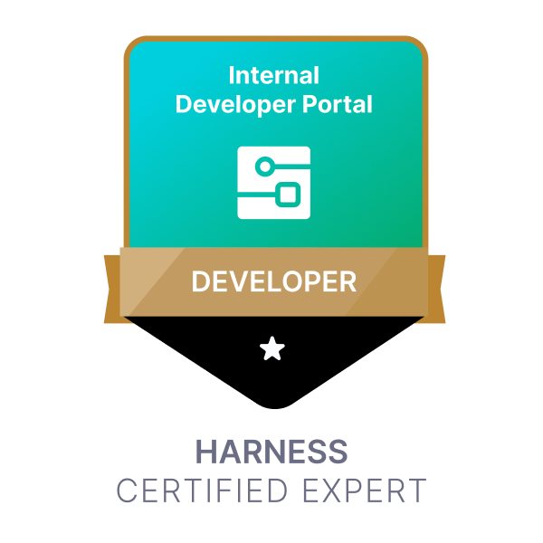 Certification Exam: Harness Certified Internal Developer Portal Developer
