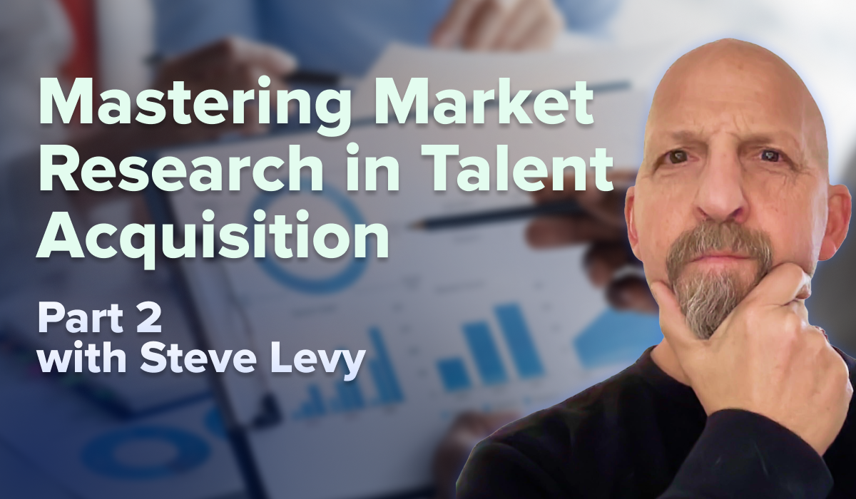 Mastering Market Research in TA Part 2 with Steve Levy