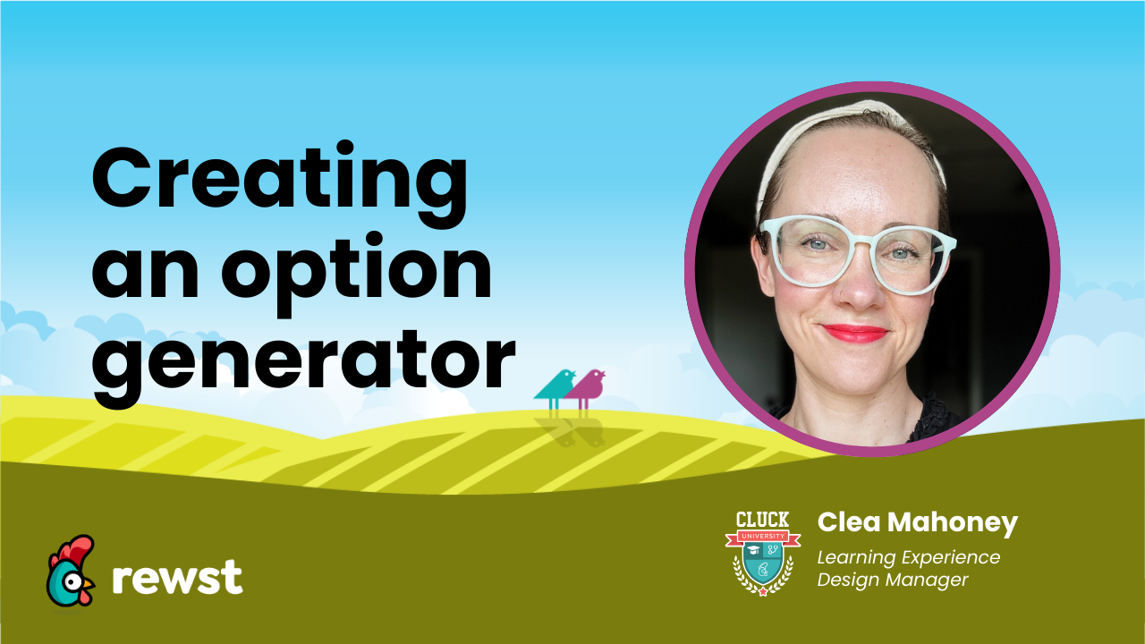 Creating an option generator