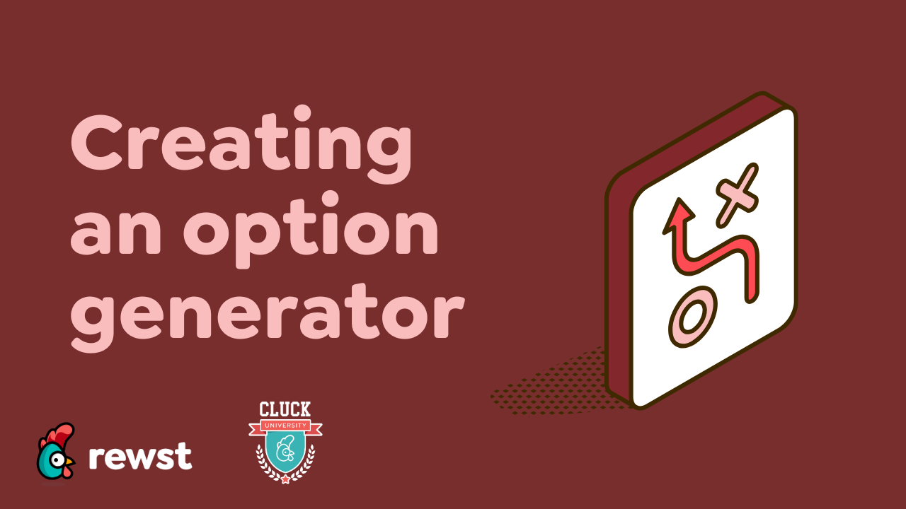 Creating an option generator