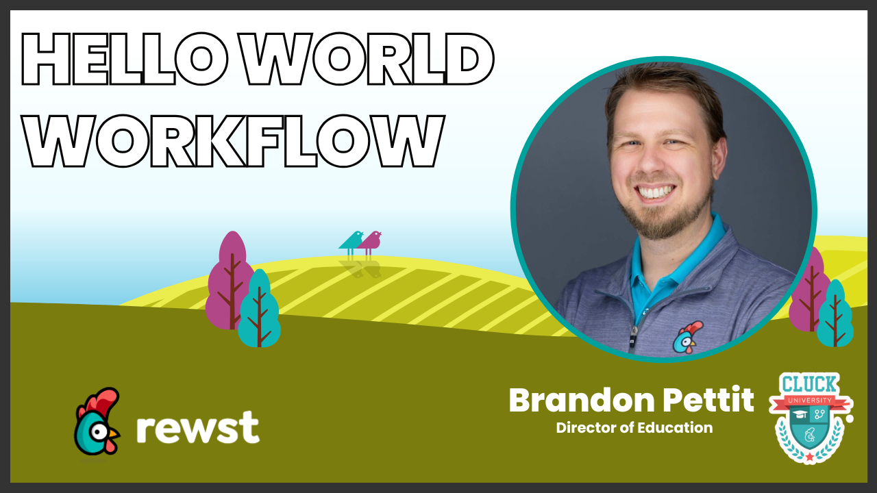 Hello world workflow Hello world workflow