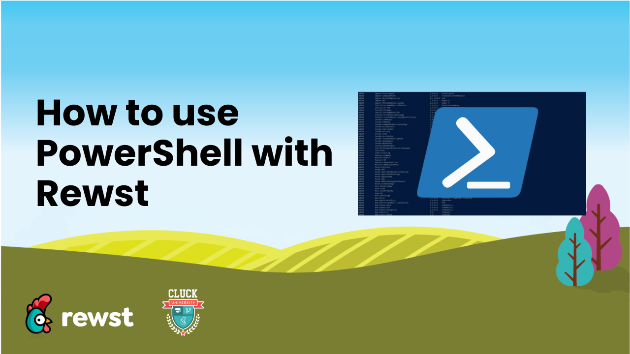 How to use PowerShell with Rewst