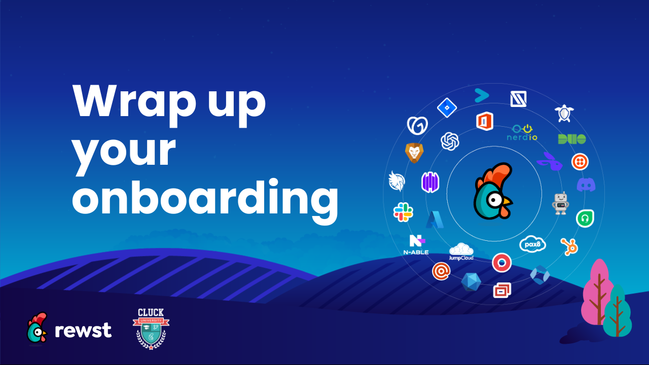 Wrap up your onboarding