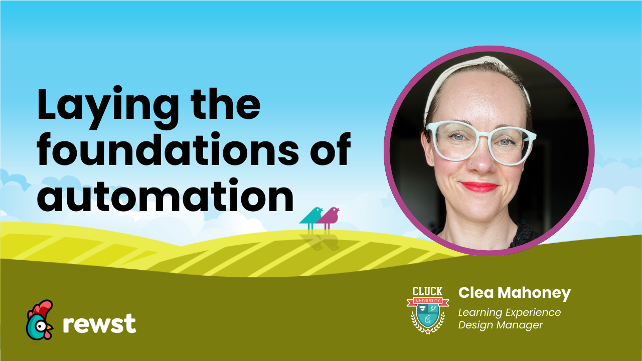 Laying the foundations of automation