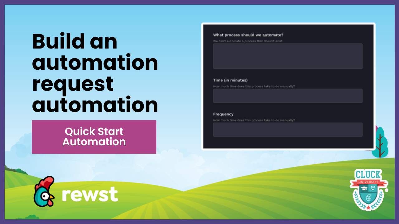 Quick Start Automation Quick Start Automation