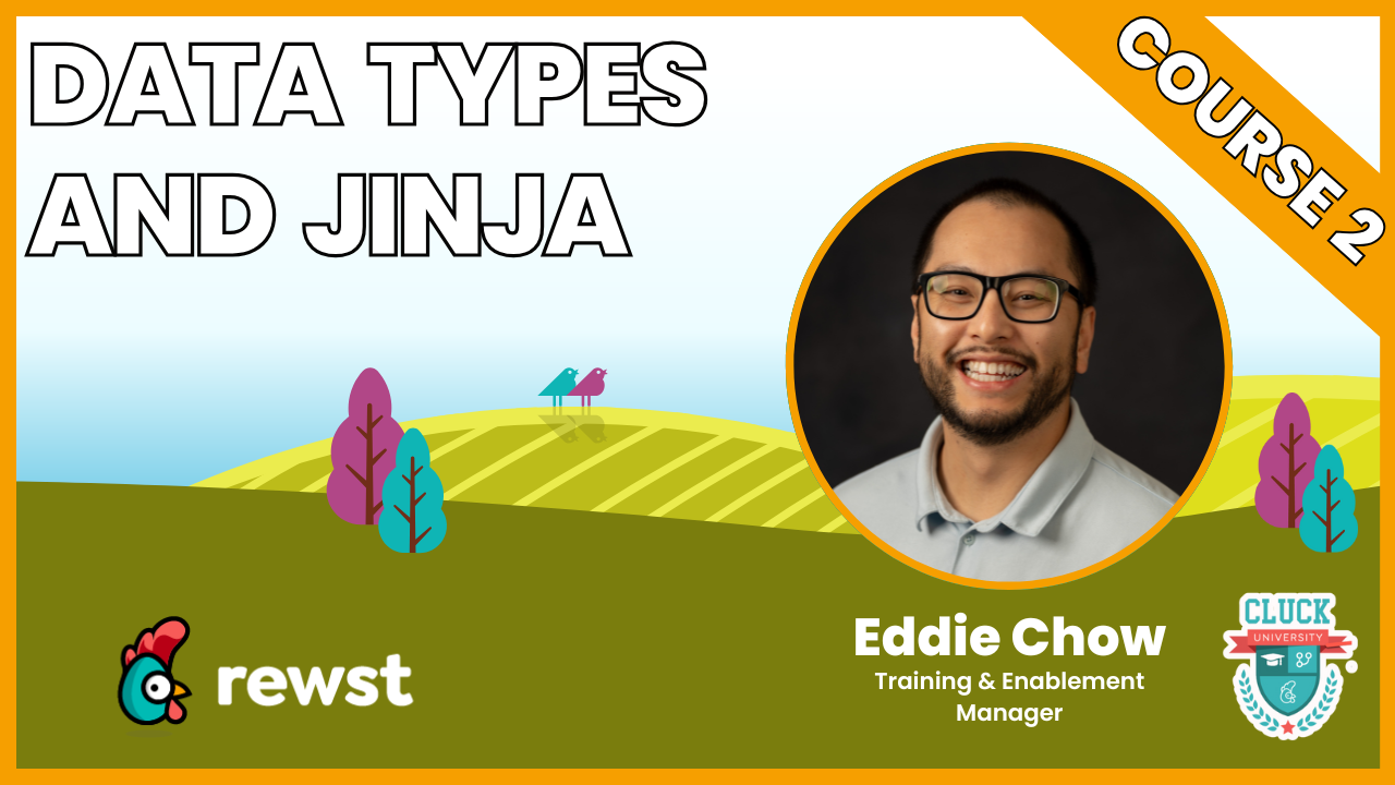 Data types and Jinja