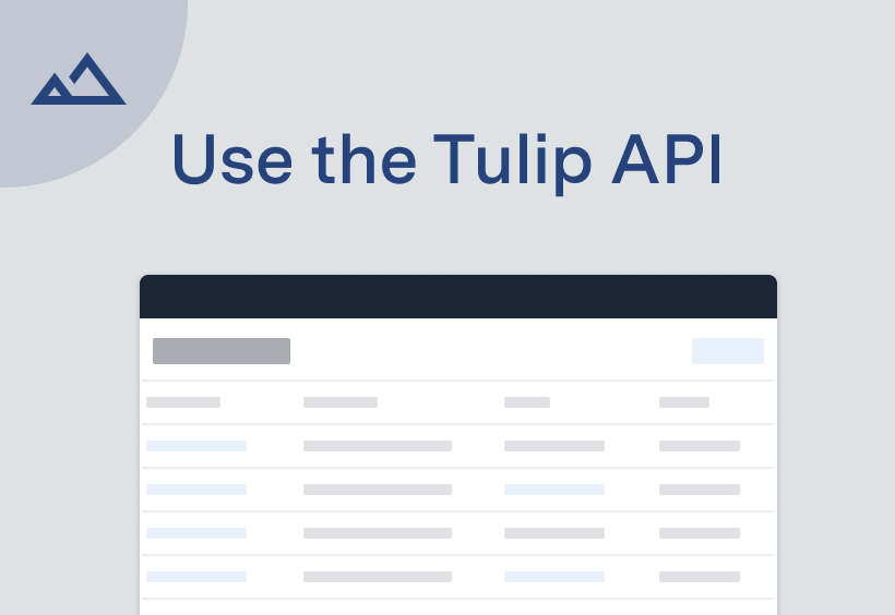 Create A Table Record Using The Tulip Api 4680